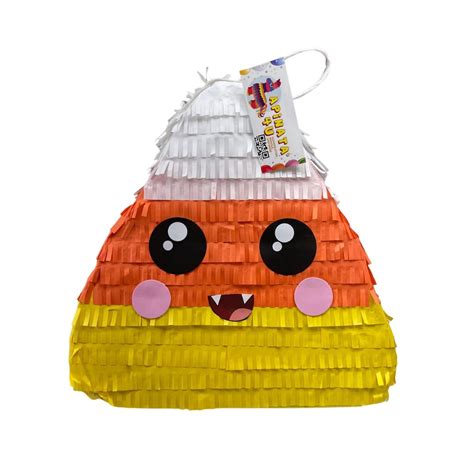 Halloween Candy Corn Pinata With Fangs Fun Halloween Party Decoration Candy Themed Halloween