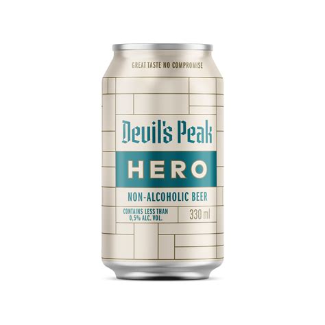 Devils Peak Hero Non Alcoholic 24 X 330ml Cans 0 5 Alc Vol