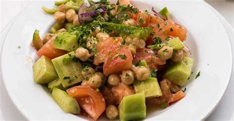 Cucumber Garbanzo Bean Salad