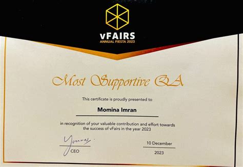 Momina Imran On Linkedin Vfairs Qatesting Tickingoff2023