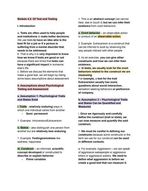 Module 42 Of Test And Testing Module 4 Of Test And Testing I