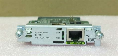 Cisco 800 09311 03a0 Wic 1enet 10bt Wan Interface Card For 1700 2600