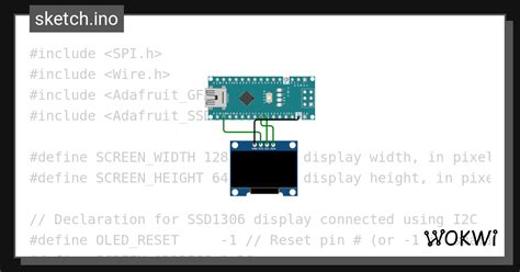 Oled Display Wokwi Esp32 Stm32 Arduino Simulator