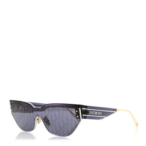 Christian Dior Acetate Oblique Diorclub M3u Cat Eye Mask Sunglasses
