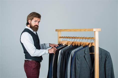 Premium Photo Sharing New Ideas Handsome Bearded Fashion Man In