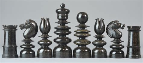 Ref1952 English St George” Chess Set Board And Box Antique Chess Shop