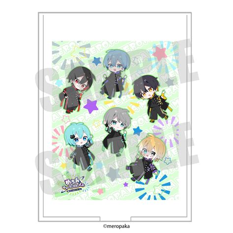 8月上旬頃発送予定 めろぱかスクエアミラー サマーフェスティバルミニキャラver めろぱかマーケット