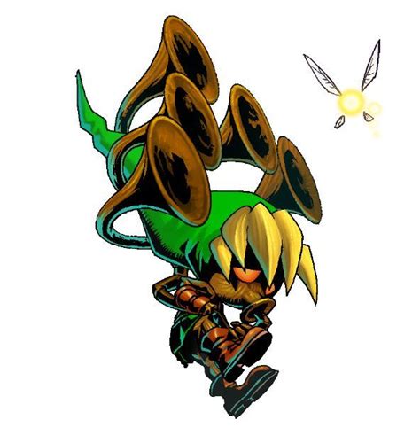Majoras Mask Deku Link