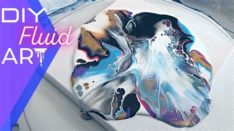 BLOOM 1 Pouring Paint EXPERIMENT Series DIY Fluid Art Painting