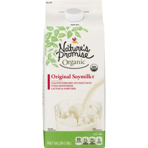 Nature S Promise Organic Original Soy Milk L Instacart