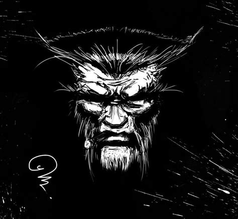 Refrence Sketch Of Wolverine Digitalart Drawing Sketching Art