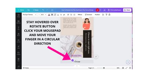 How To Flip Or Rotate Anything In A Canva Design