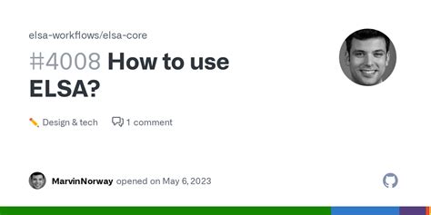 How To Use Elsa · Elsa Workflows Elsa Core · Discussion 4008 · Github