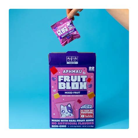 Fruitblox Aphmau Mixed Fruit Snacks 22 Count — Custom Treats
