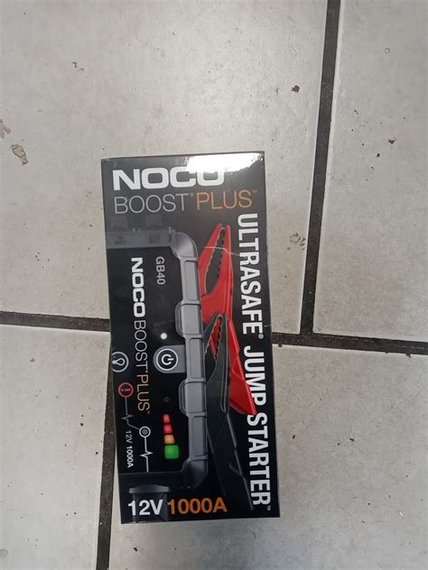 Noco Boost Gb V Wh Ultrasafe Lithium Jump Starter New Values Mavin