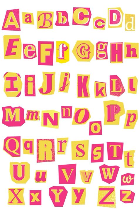 Magazine Letters A Z Artofit