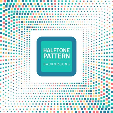 Premium Vector Vector Abstract Colored Square Pattern Background