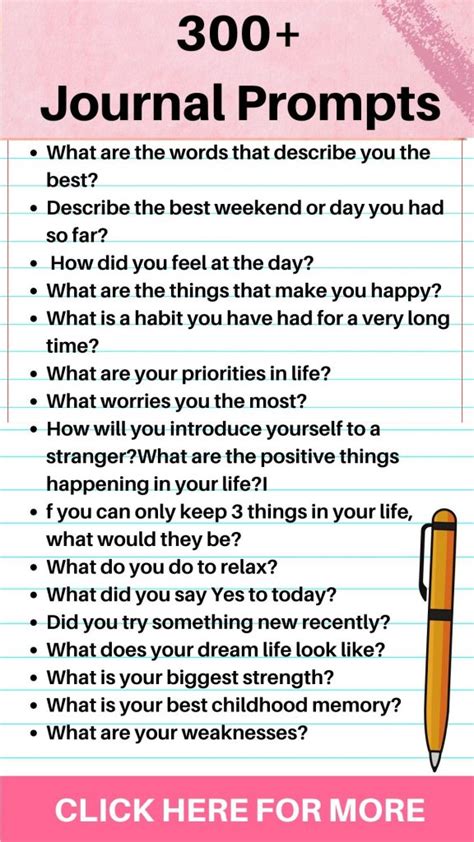 300 Journal Prompts In 2020 Journal Writing Prompts Daily Journal Hot