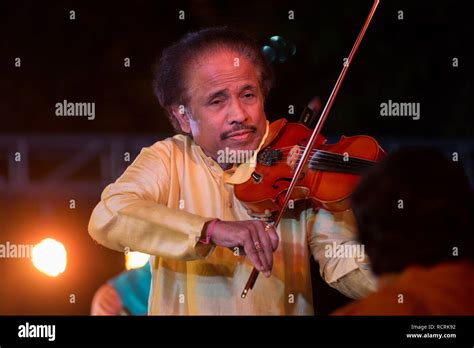 Bangalore India February 10 2018 Indian Violinist Composer And
