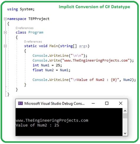 Datatype Conversions In C The Engineering Projects