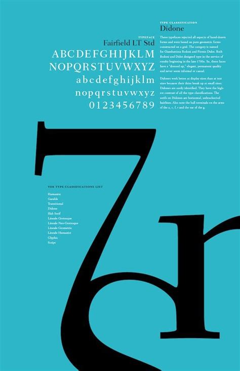 Type Classification Poster Series On Behance Typographic Poster