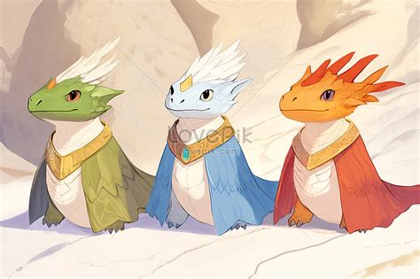 귀여운 만화 도마뱀 일러스트 무료 다운로드 Lovepik