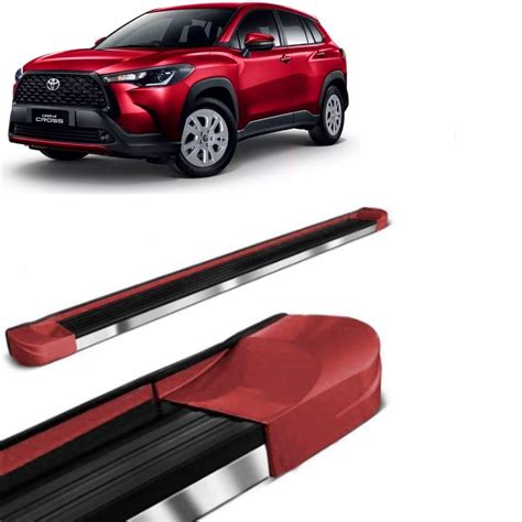 Estribo Corolla Cross 21 EVO Preto Fosco Multiturbo Distribuidora