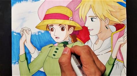 하울의 움직이는 성 그리기 Youtube