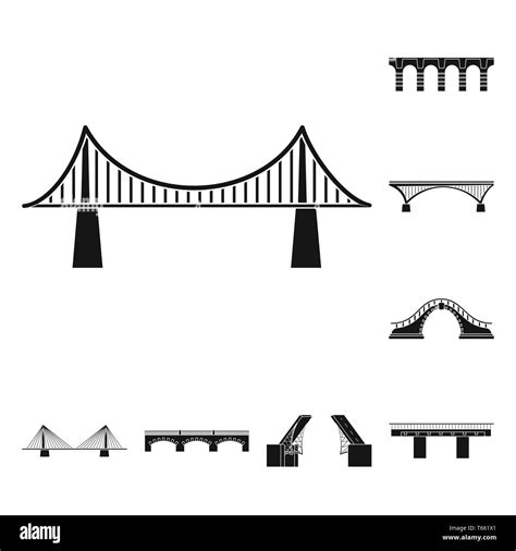 Isolated Object Of Construct And Side Logo Set Of Construct And Bridge