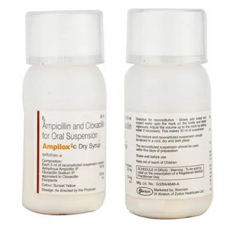 Ampilox C Infection Dry Syrup Specification And Features