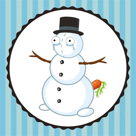 13 Crying Snowman Stock Illustrations Depositphotos