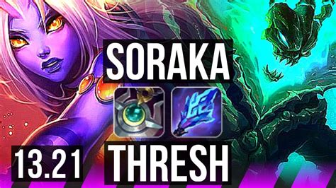 SORAKA Ezreal Vs THRESH Jinx SUP Rank 2 Soraka 1 8M Mastery 1