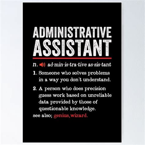 Administrative Assistant Funny Definition Funny Administrative