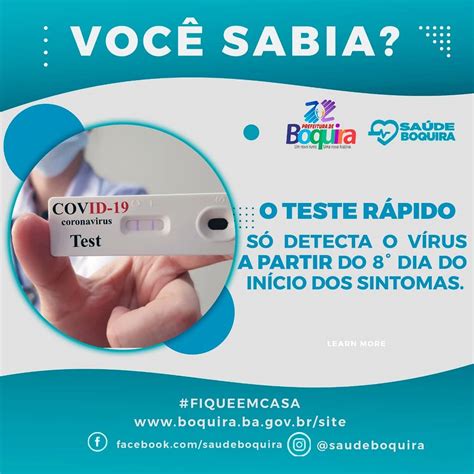 Teste Rápido Da Covid 19 Deve Ser Feito 8 Dias Após Início De Sintomas