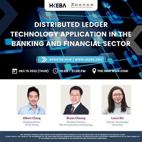 Distributed Ledger Technology Application In The Banking And Financial Sector Hkitjc
