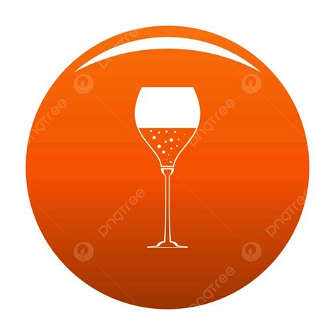 Wine Glass Icon Orange Logo Bottle For Orange Png And Vector With