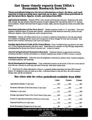 Fillable Online Ageconsearch Umn Get These Timely Reports From USDA S