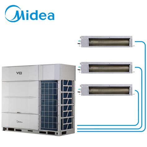 Midea Vrv 긴 배관 기능 32hp 90kw 난방 및 냉각 Vrf 다중 분할 시스템 정부 건물 용 에어컨