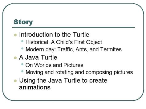 Manipulating Turtles CS 1316 Representing Structure And Behavior