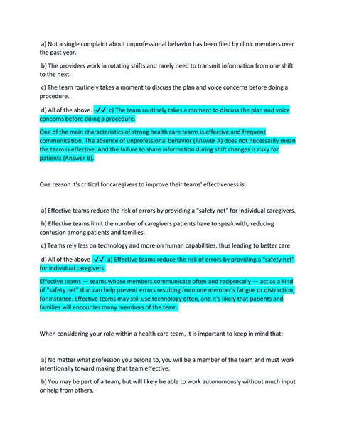 SOLUTION Ihi Ps 104 Teamwork Questions And Answers Studypool