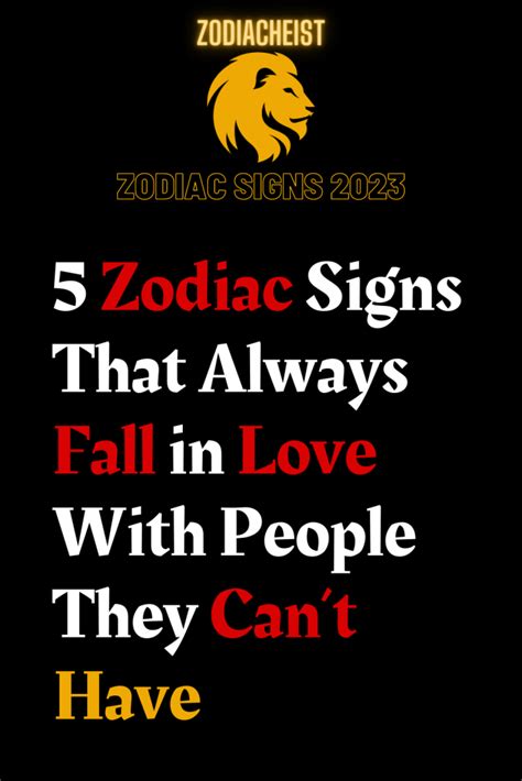 5 Zodiac Signs That Always Fall In Love With People They Cant Have In