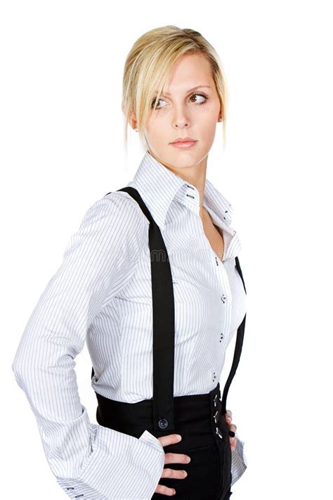 Mujer De Negocios Rubia Atractiva Imagen De Archivo Imagen De Joven