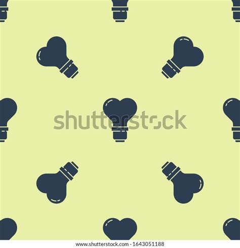 Blue Heart Shape Light Bulb Icon Stock Vector Royalty Free 1643051188