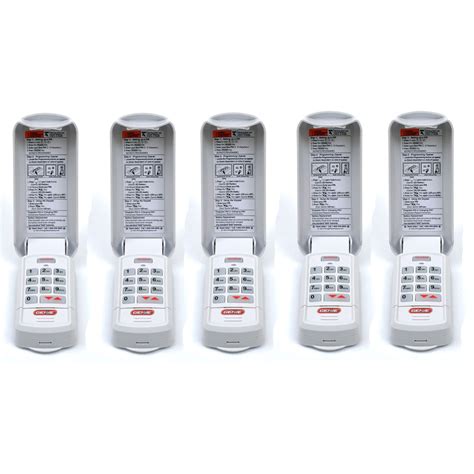 Genie Gk Bx 5 Pack Intellicode Wireless Keypad Entry System White