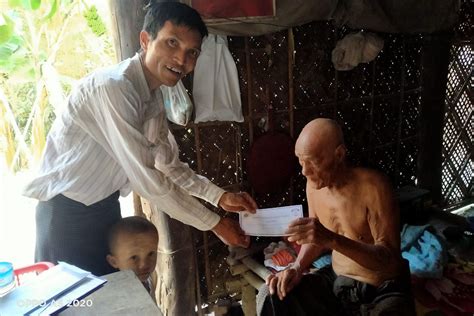 မင်းဘူး စကု မြို့နယ်တွင် အသက် ၈၅ နှစ်နှင့်အထက် ဘိုးဘွား ၇၉၁ ဦးအား သက်ကြီးလူမှုရေးပင်စင်ထောက်ပံ့