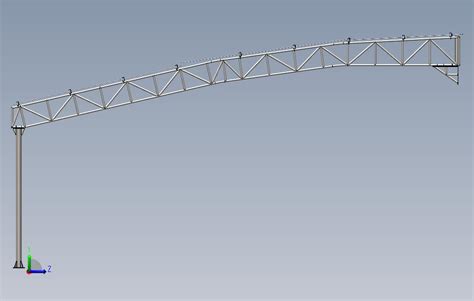 金属房顶骨架 SOLIDWORKS 2012 模型图纸免费下载 懒石网