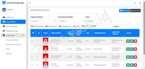 aplikasi cetak id card smk zai web id