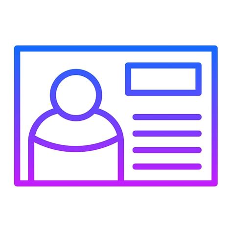 Identification Vector Illustration Premium AI Generated Vector