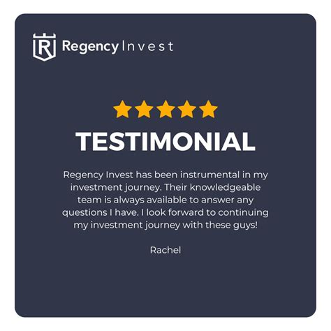 Regency Invest On Linkedin 5starservice Happyclients