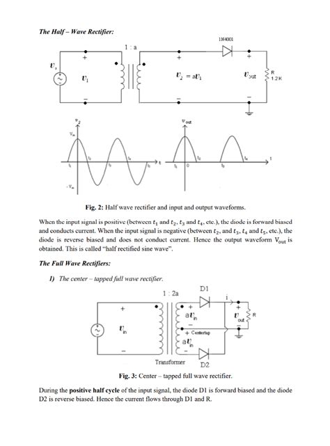 Experiment 4 Rectifier Circuits Objectives Become Chegg Com